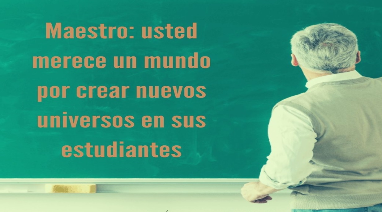 Un gran maestro toma una mano, abre una mente y toca el corazón. ¡Feliz ...